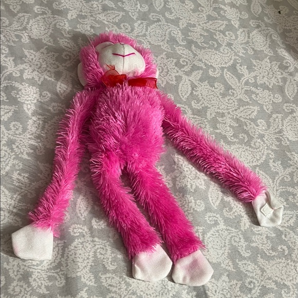 Toys | Pink Plush Monkey Toy | Poshmark